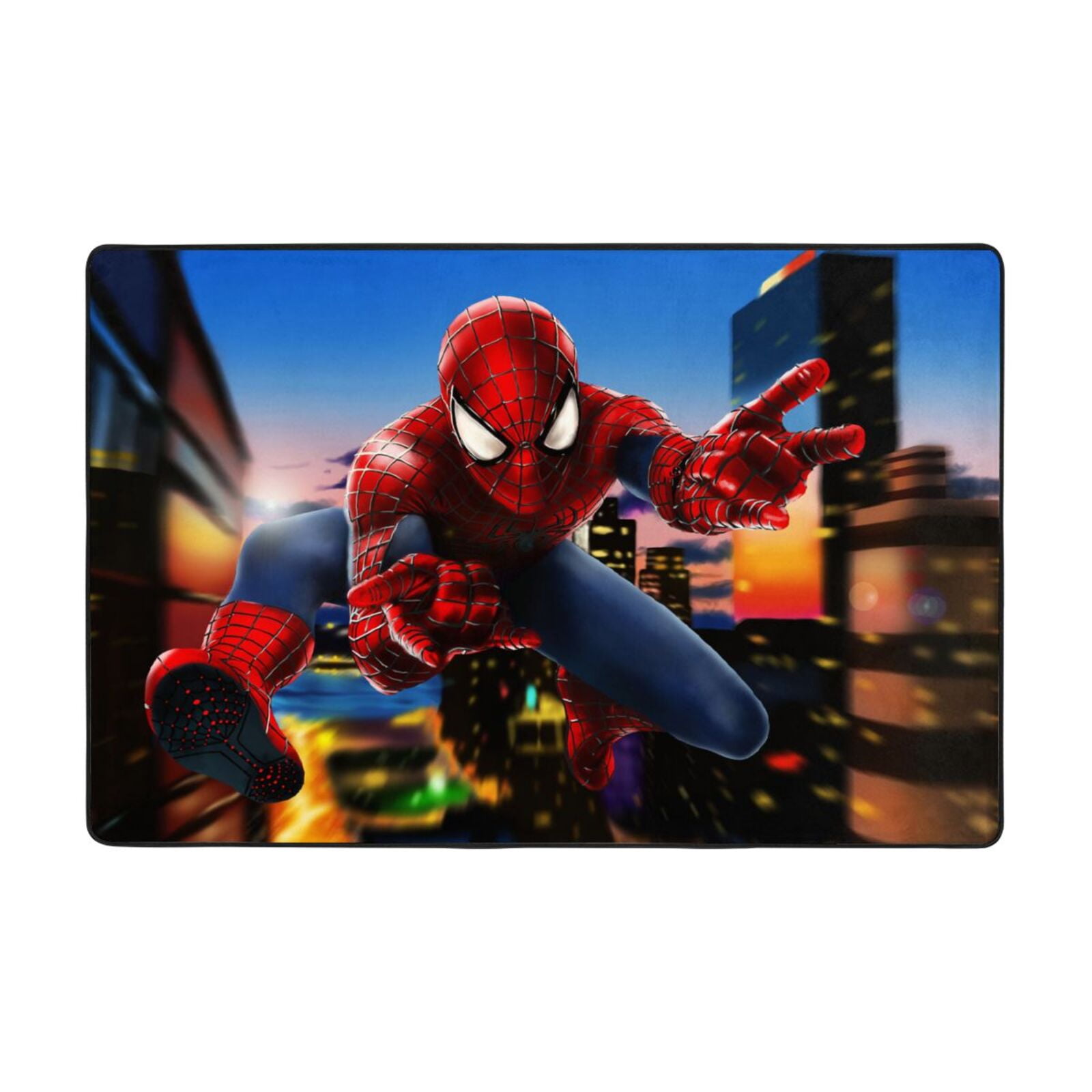 Spider-Man Rugs Washable Cover Floor Rug Carpets Bathroom Decorations ...