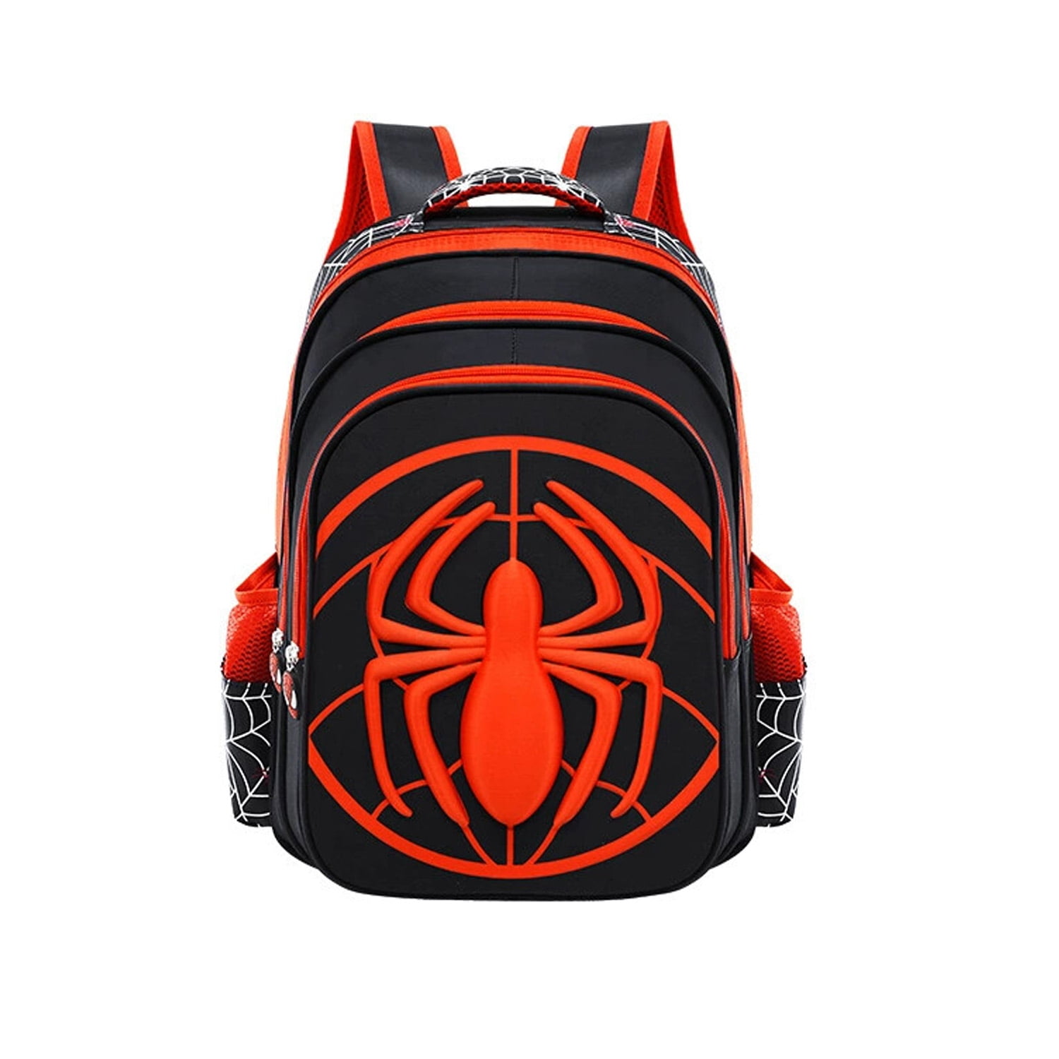 Spider Man School Backpack,3D Comic Schoolbag Waterproof Lightweight ...