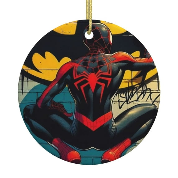 Spider-Man Shadow Webs Miles Morales Crafts The Bat-Signal Christmas ...