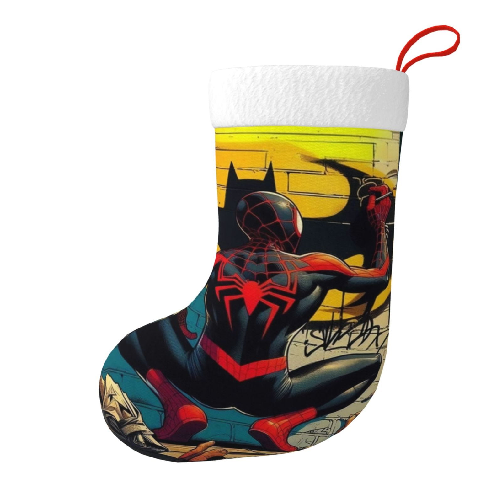 Spider-Man Shadow Webs Miles Morales Crafts The Bat-Signal Christmas ...