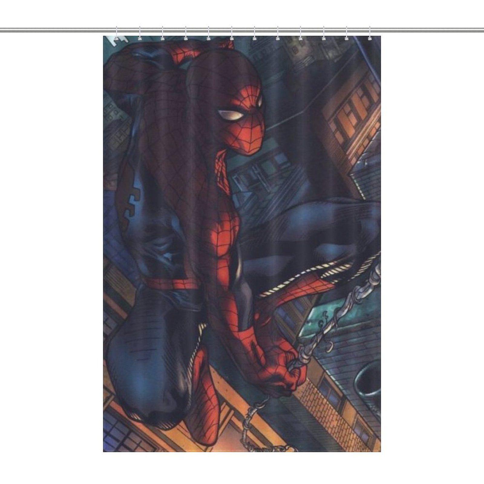 Spider Man Shower Curtain Cartoon Anime for Boys Grils Gift 48x72Inch ...