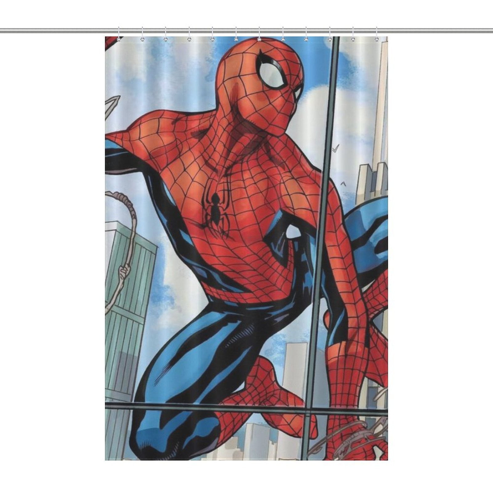 Spider Man Shower Curtain Cartoon Anime for Boys Grils Gift 48x72Inch ...