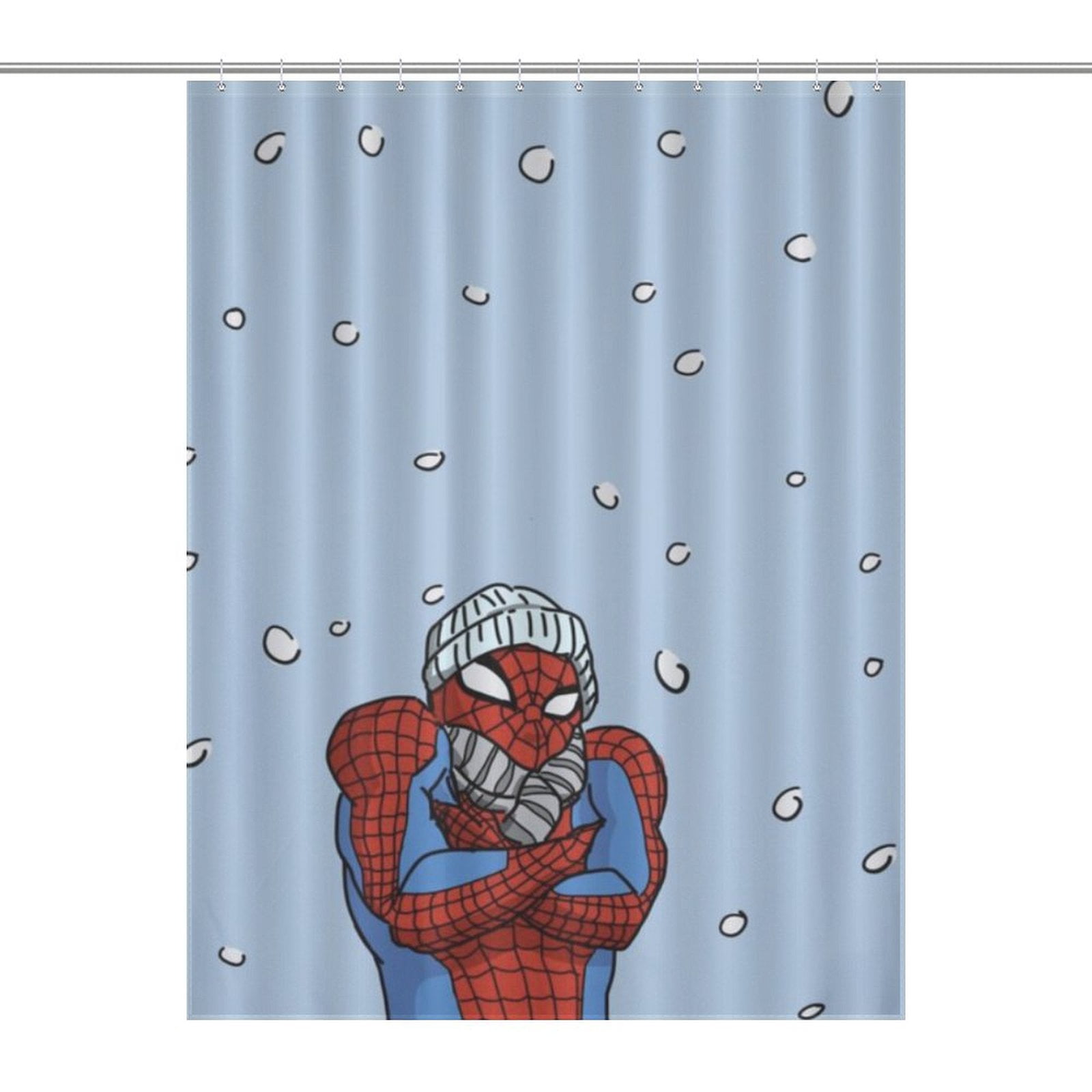 Spider Man Shower Curtain Cartoon Anime for Boys Grils Gift 55x72Inch ...