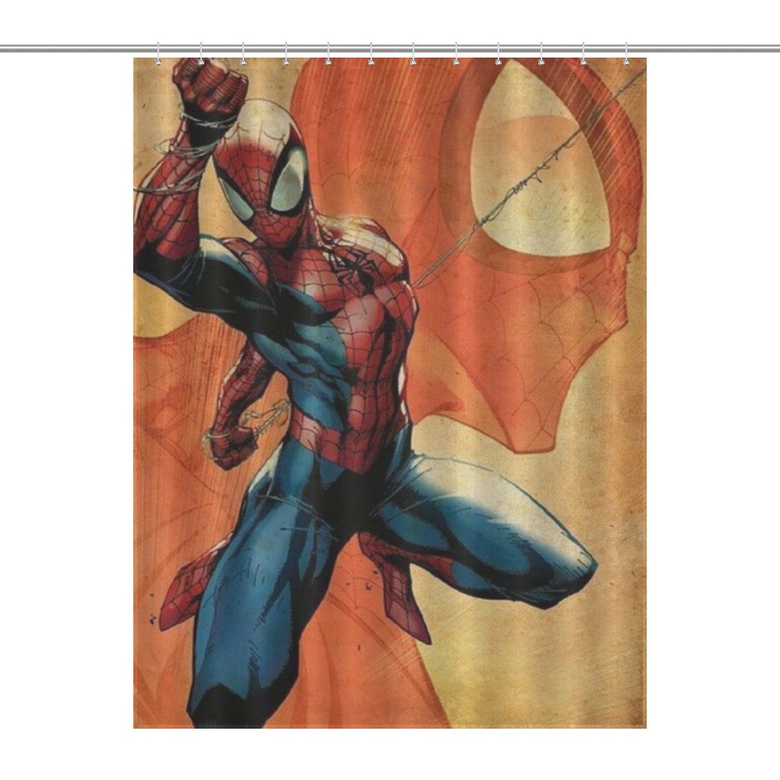 Spider Man Shower Curtain Cartoon Anime for Boys Grils Gift 55x72Inch ...