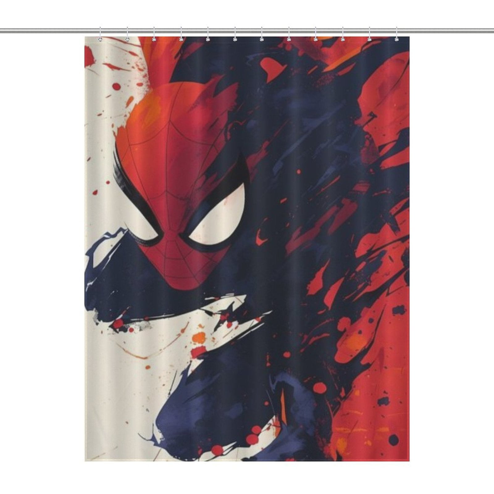 Spider Man Shower Curtain Cartoon Anime for Boys Grils Gift 55x72Inch ...