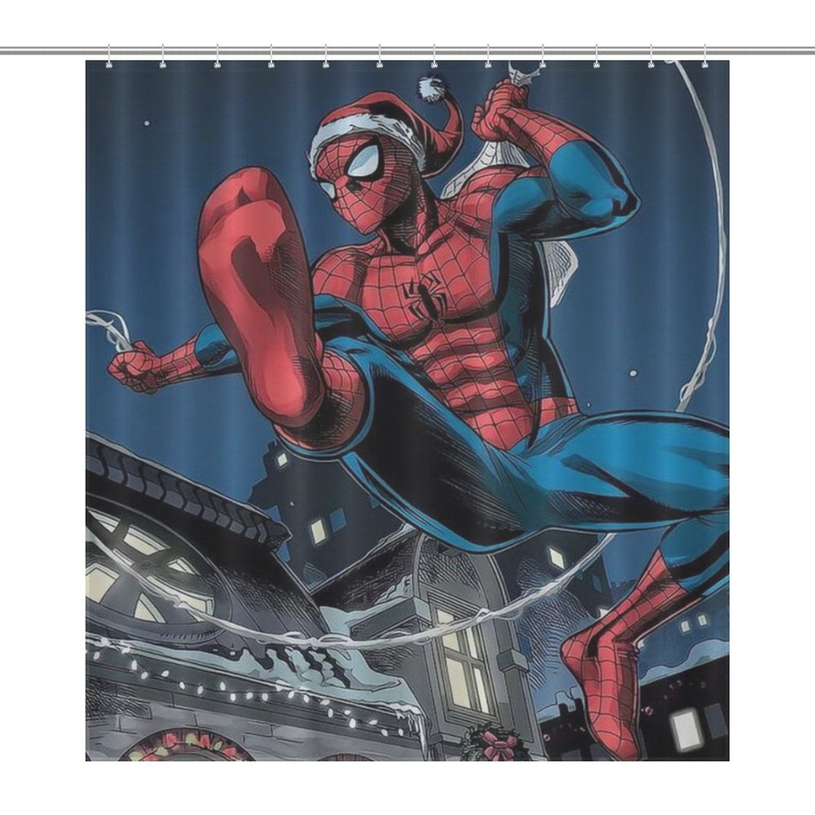 Spider Man Shower Curtain Cartoon Anime for Boys Grils Gift 66x72Inch ...