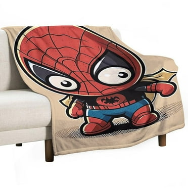 Spider-Man 875764 40 x 50 in. Spider-Man Web Collage Silk Touch Throw ...