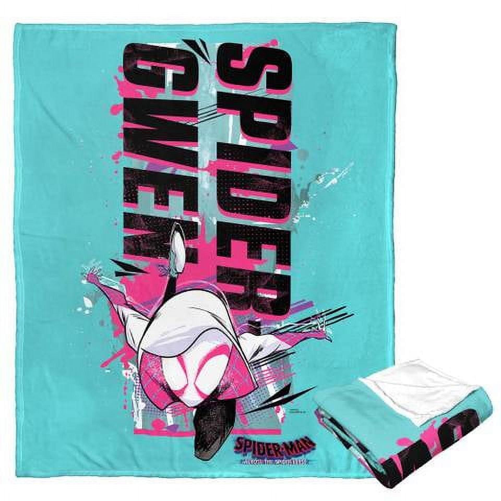 Spider-Man Spider Gwen Marvel Kids Silk Touch Throw Blanket, 50 x 60 ...