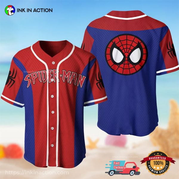 Spider Man Spider Man MCU Baseball Jersey - Walmart.com