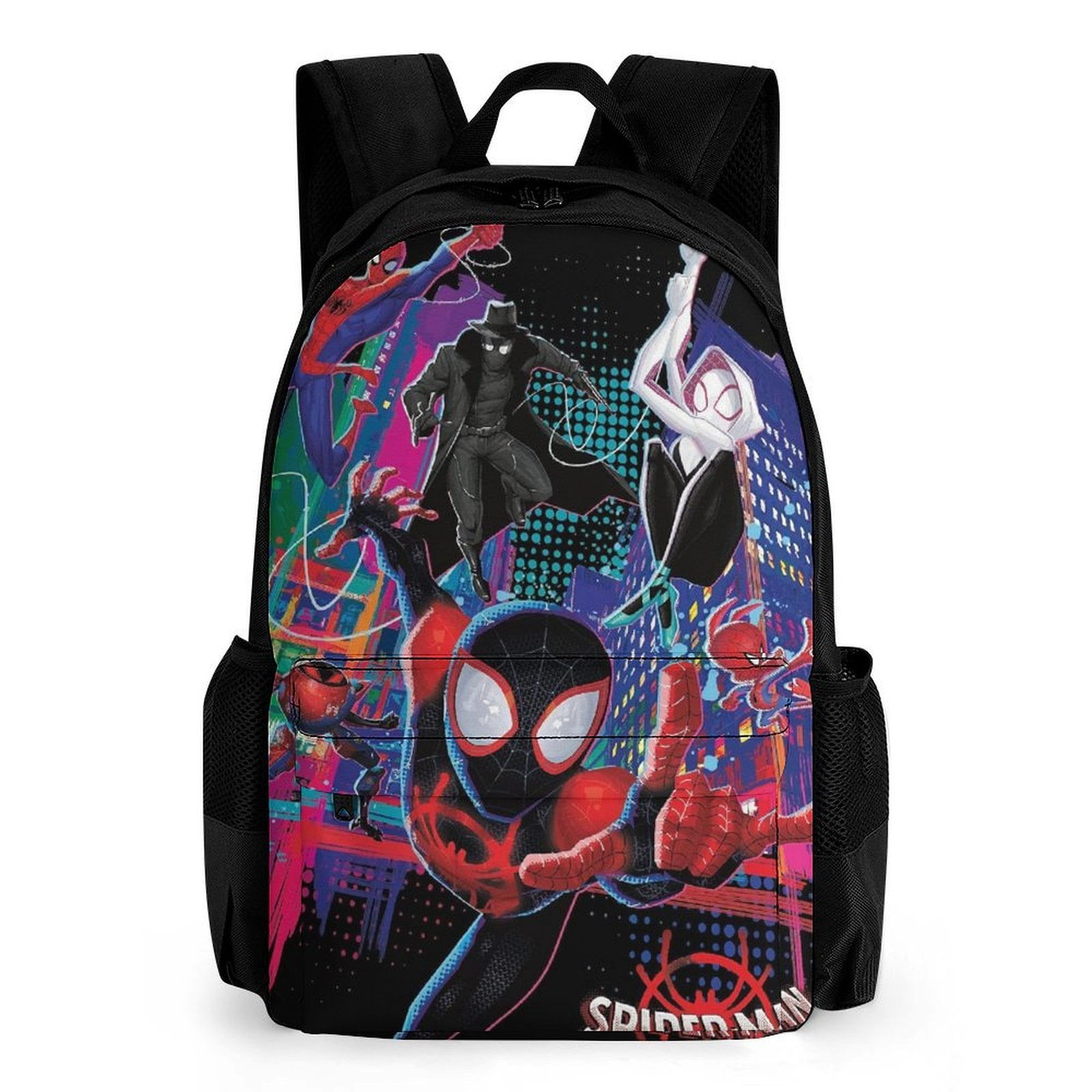 Spider-Man - Into The Spider-Verse Laptop Backpacks with Pocket, Casual ...