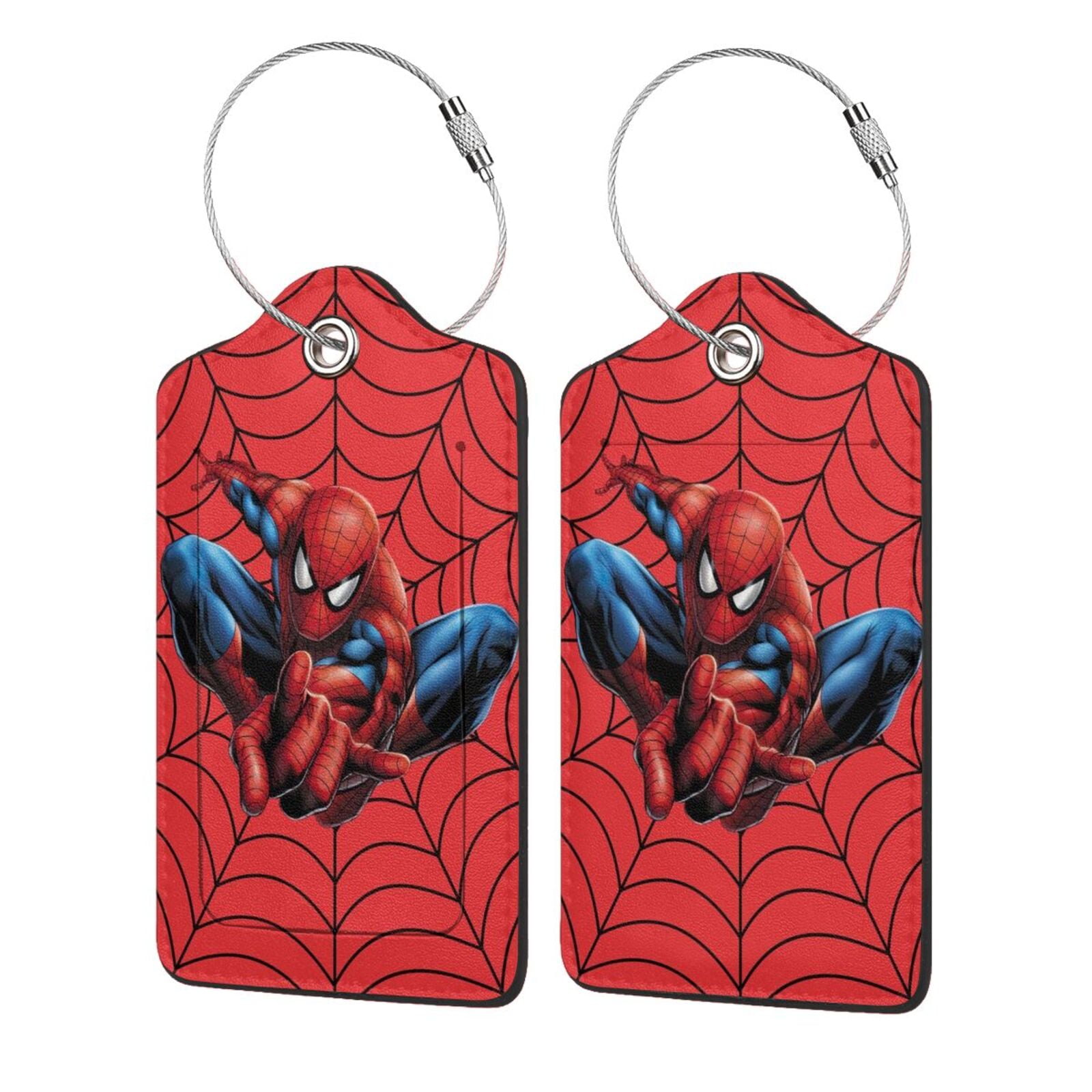 Spider-Man Spider Web Luggage Tags for Suitcases Travel ID ...