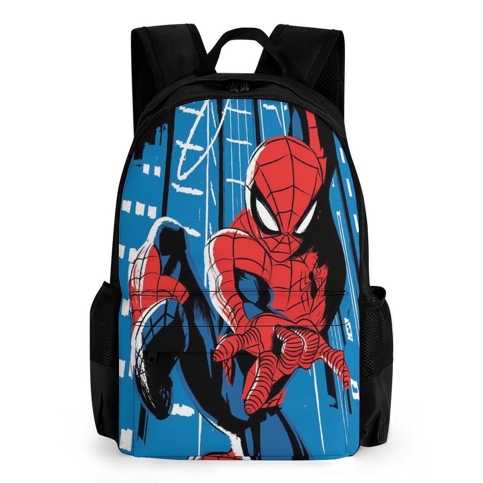 Spider-Man And Spider Web27 Laptop Backpack With Pockets Large Capacity ...