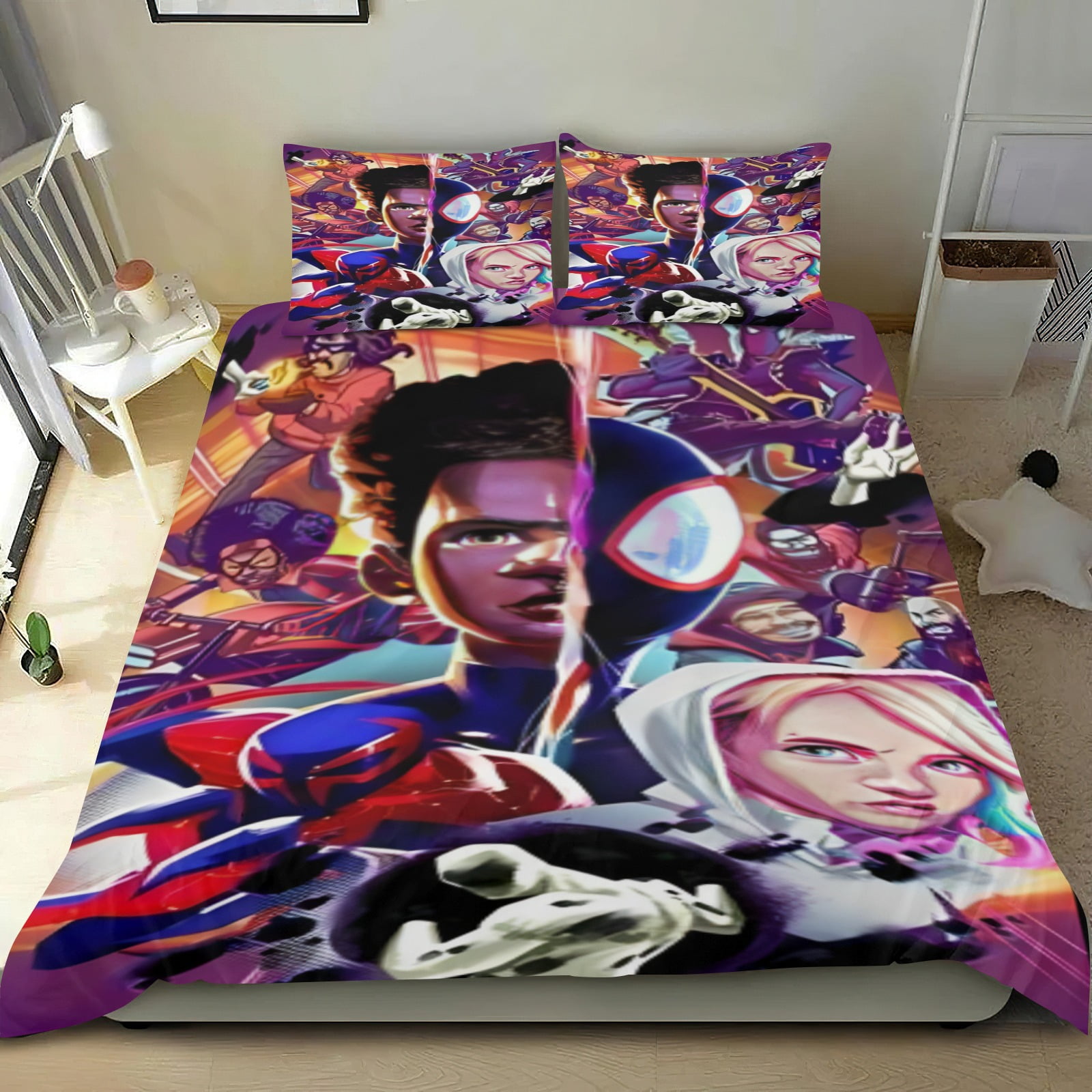 Spider-Man Into the Spider thin bedding set has an iconic print,One ...
