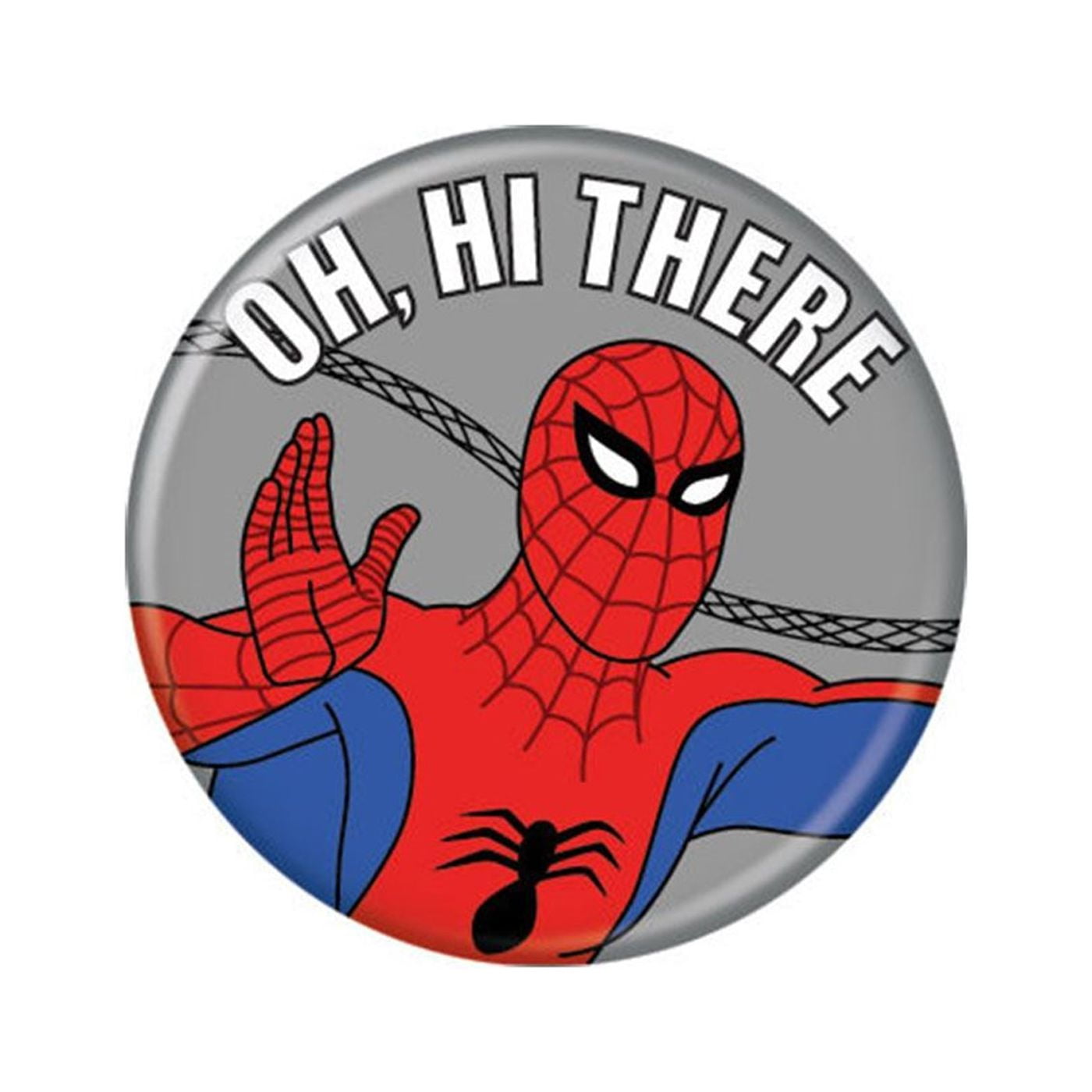 Spider-Man Spidey 1960s Hi There 1.25" Pinback Button - Walmart.com