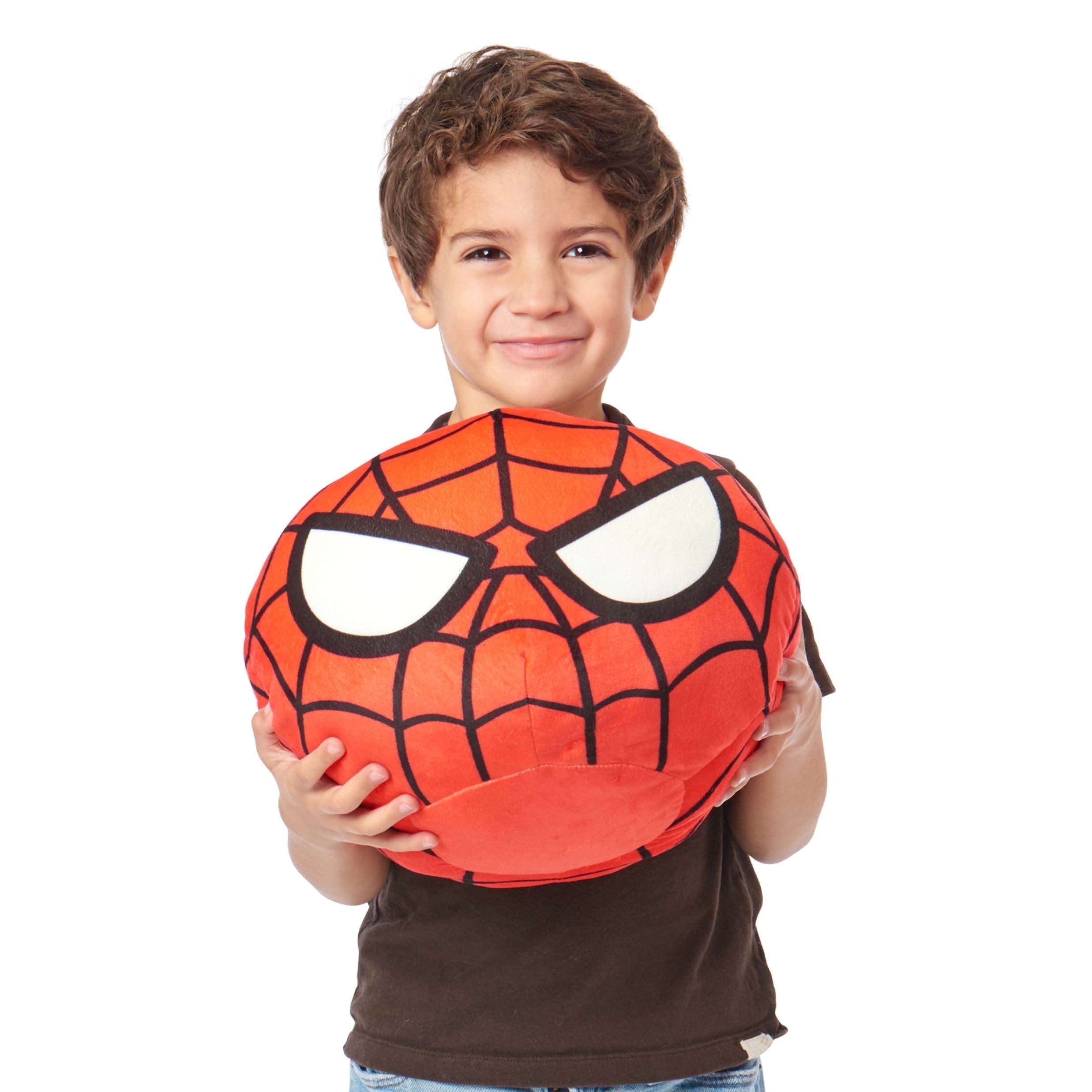 Spider-Man Spidey Cute Marvel Kids Round Cloud Pillow, 11 inches ...