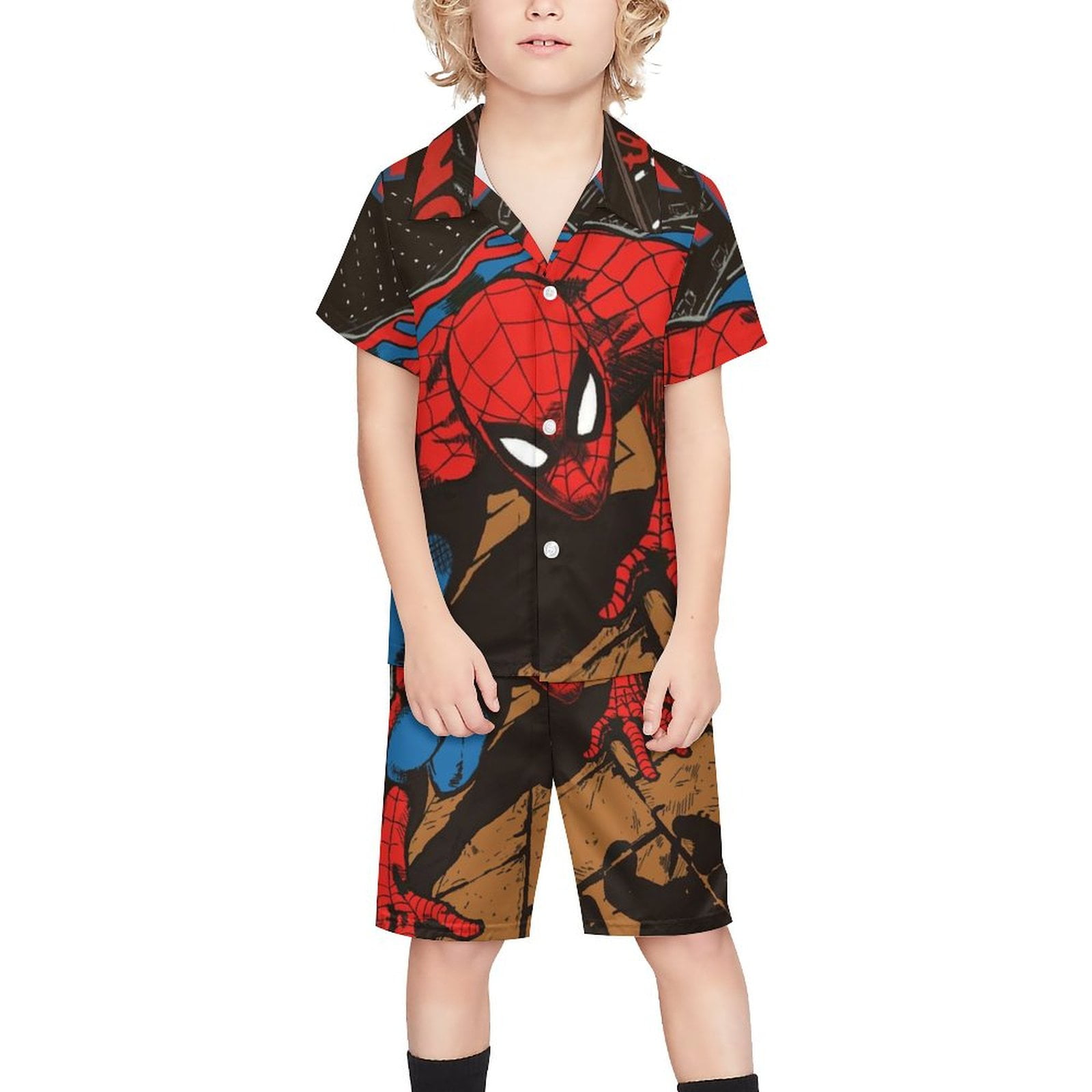 Spider Man Swim Trunks Anime Cute for Boys Gift 5-6T Spider Man Merch ...