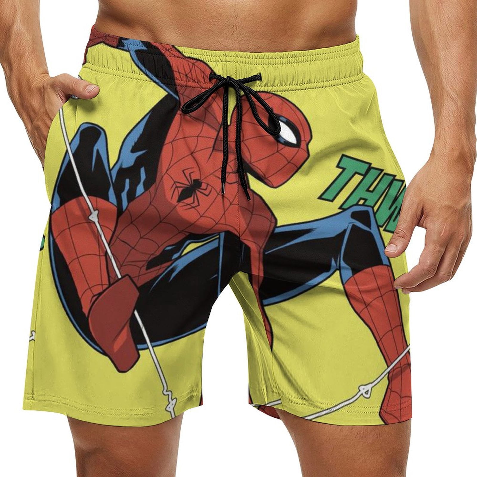 Spider Man Swim Trunks Anime Cute for Men Gift L Spider Man Merch ...