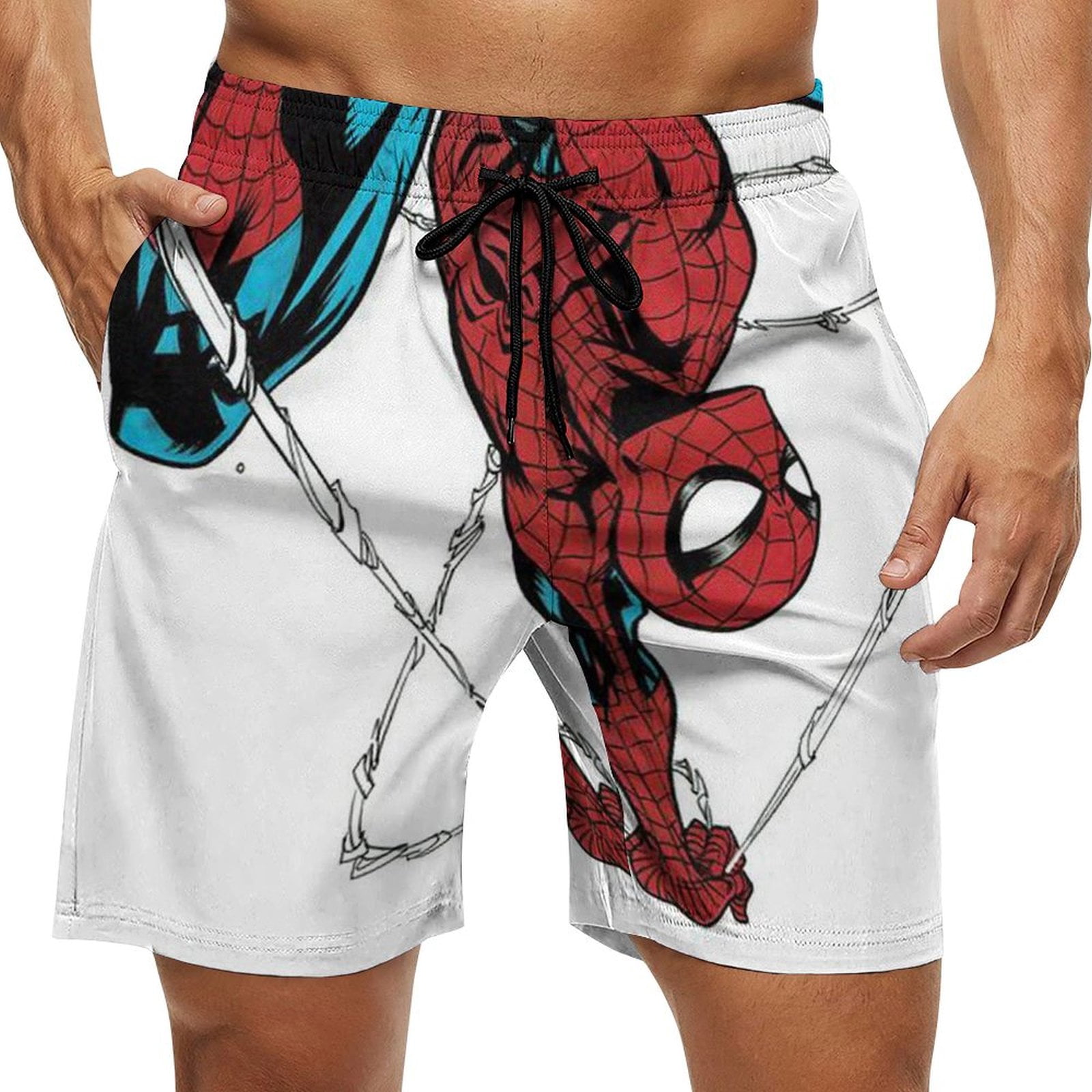 Spider Man Swim Trunks Anime Cute for Men Gift L Spider Man Merch ...