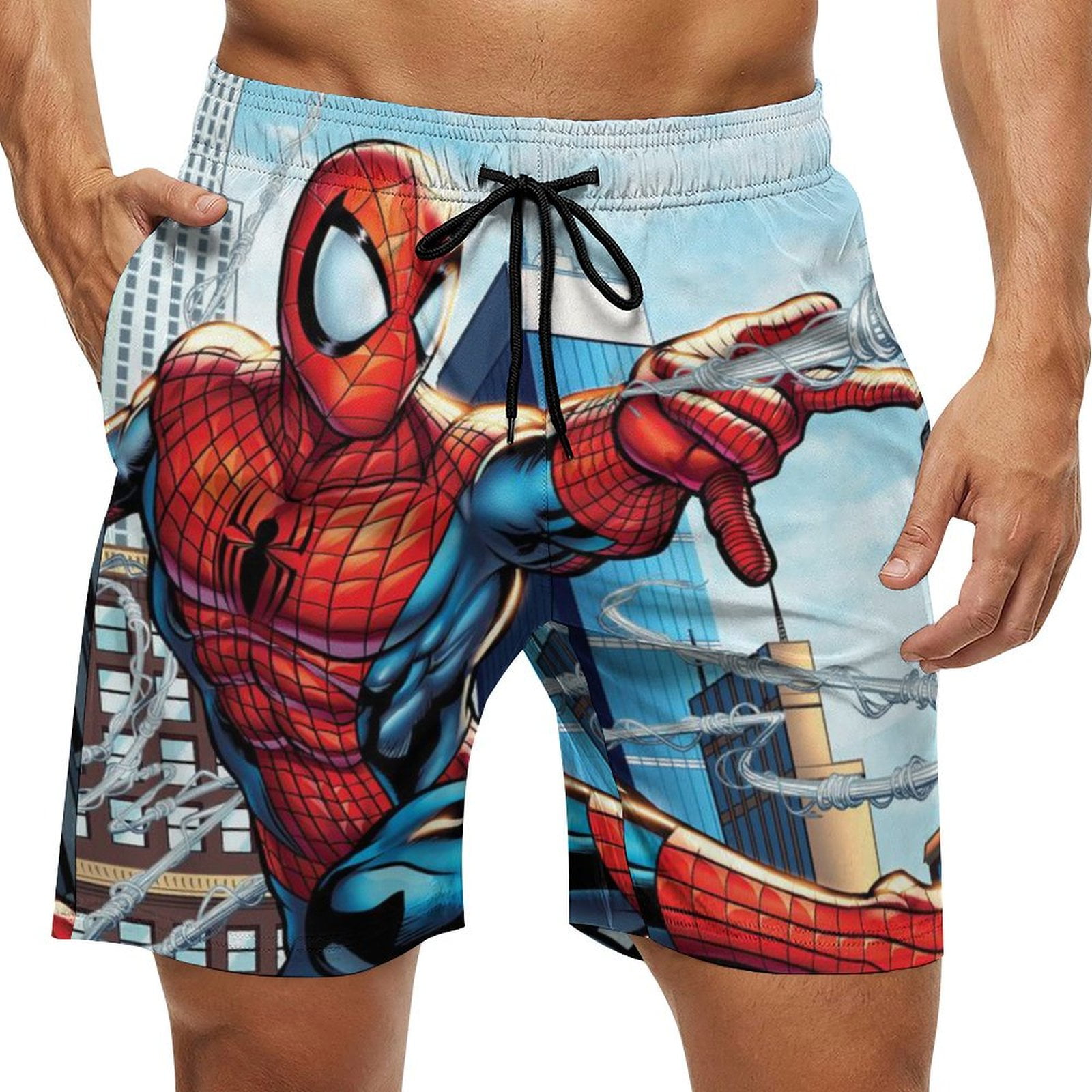Spider Man Swim Trunks Anime Cute for Men Gift S Spider Man Merch ...