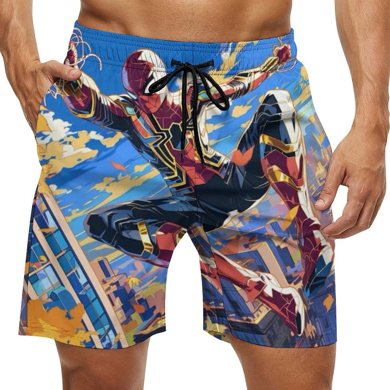 Spider Man Swim Trunks Anime Cute for Men Gift S Spider Man Merch ...