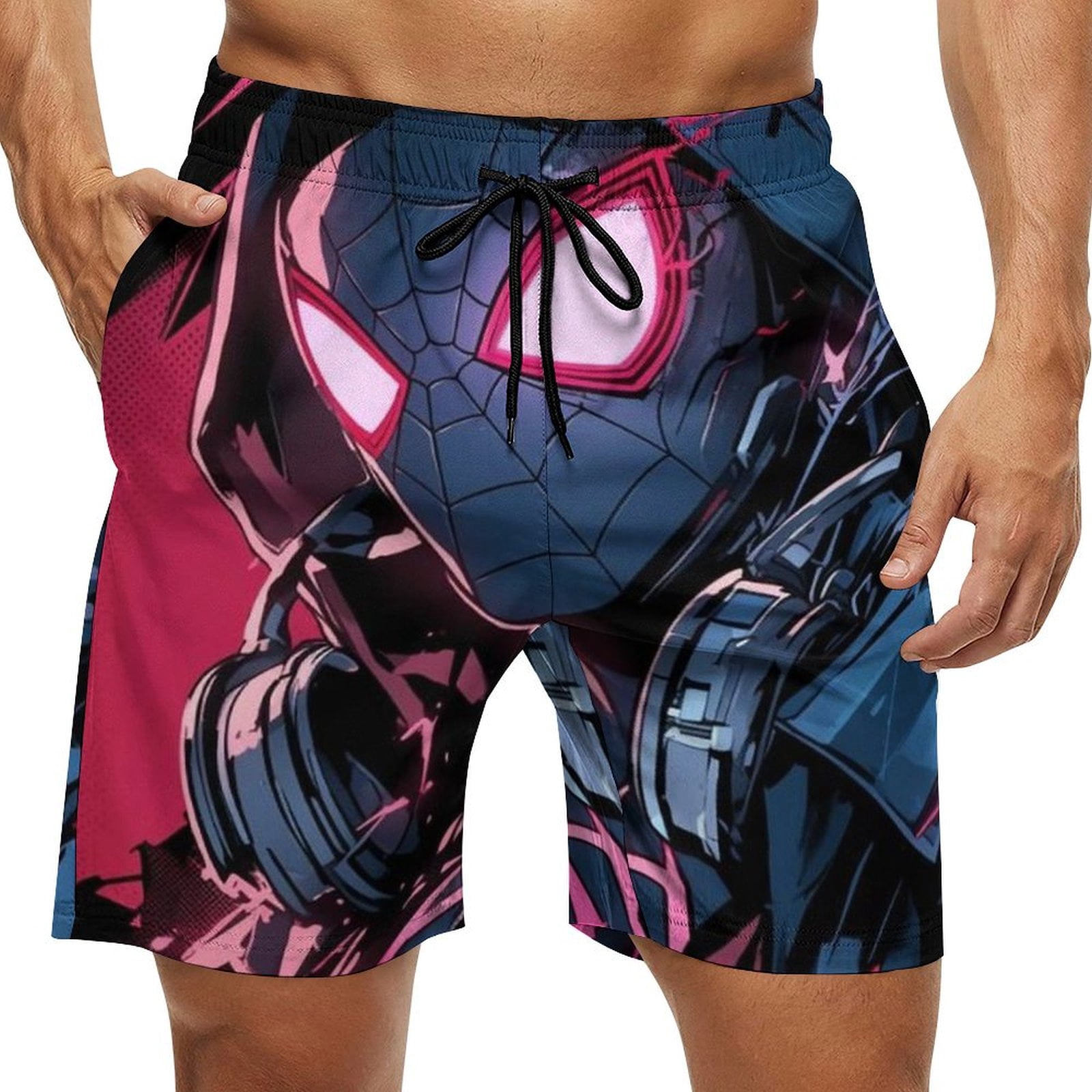 Spider Man Swim Trunks Anime Cute for Men Gift XL Spider Man Merch ...