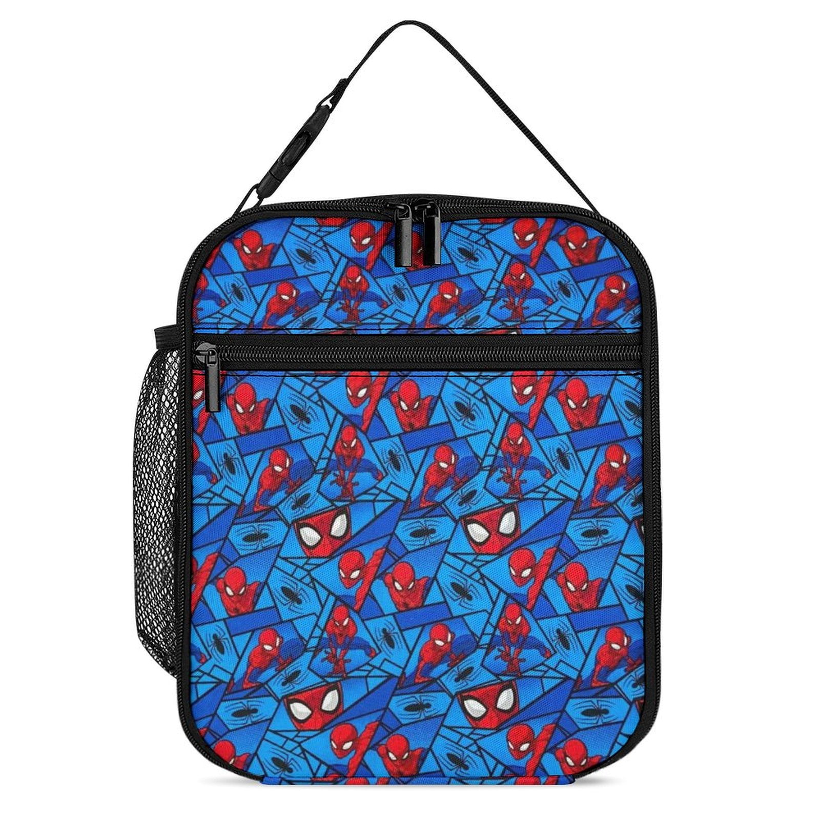 Spider Man Swing Insulated Lunch Boxes for Women Man, Portable Reusable ...