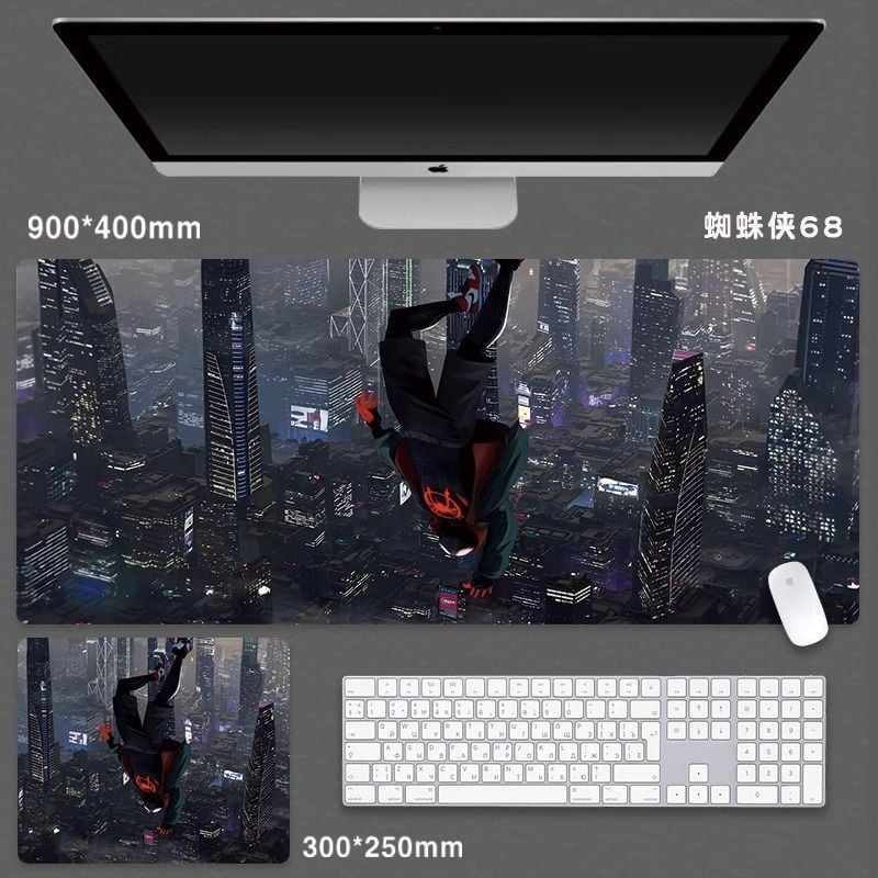 Spider-Man Themed XL Gaming Mouse Pad – 31.5″×11.8″ Waterproof Desk Mat ...