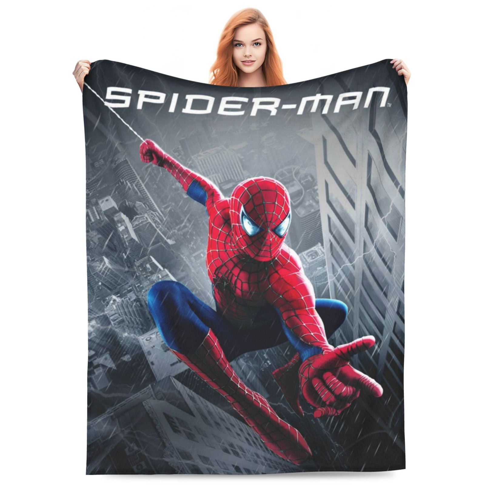Spider-Man Throw Blanket Couch Bed Sofa Soft Lightweight Warm Cozy ...