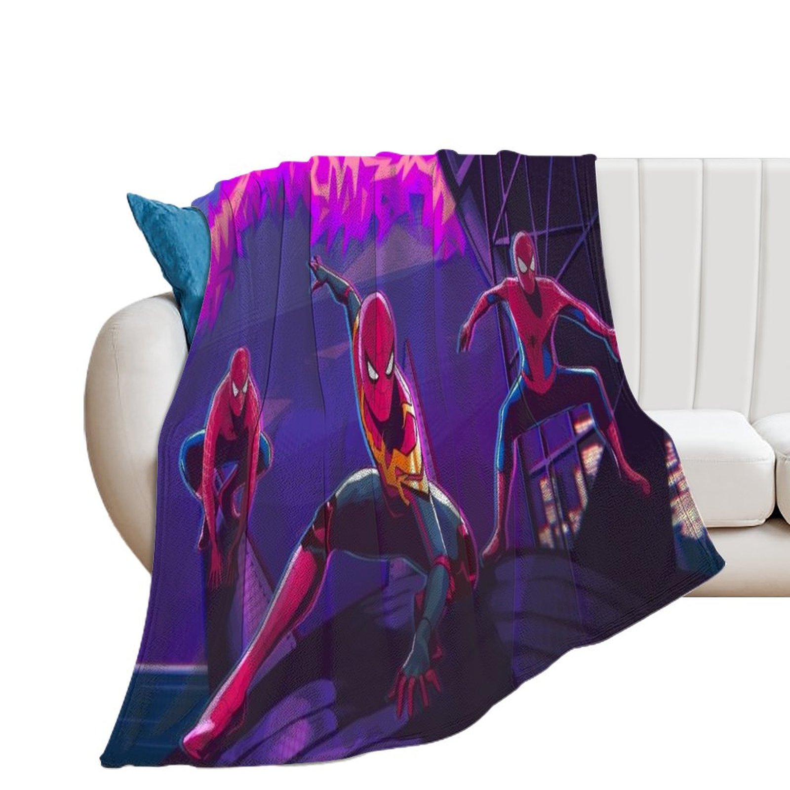 Spider-Man Throw Blanket Cute Flannel Anime for Girls Boys Men Women ...