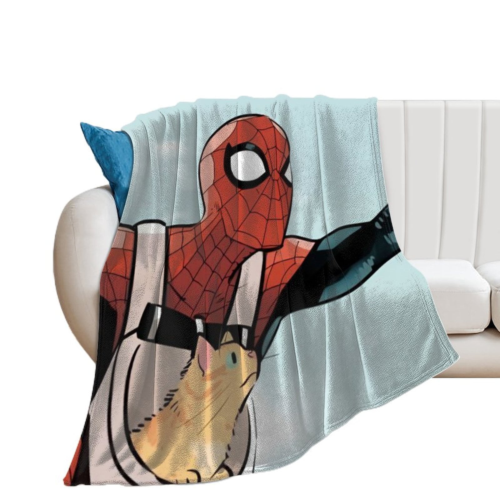 Spider-Man Throw Blanket Cute Flannel Anime for Girls Boys Men Women ...