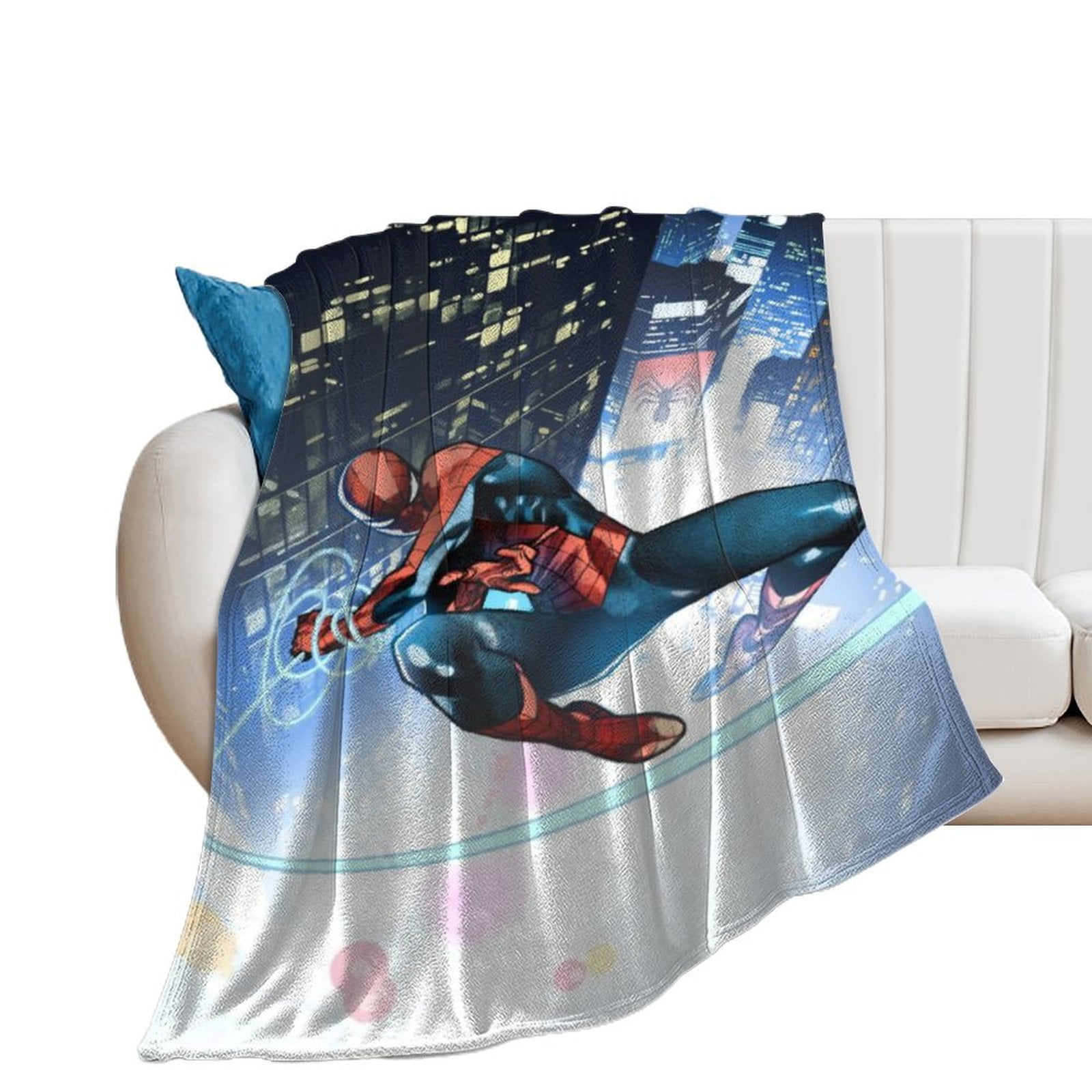 Spider-Man Throw Blanket Cute Flannel Anime for Girls Boys Men Women ...