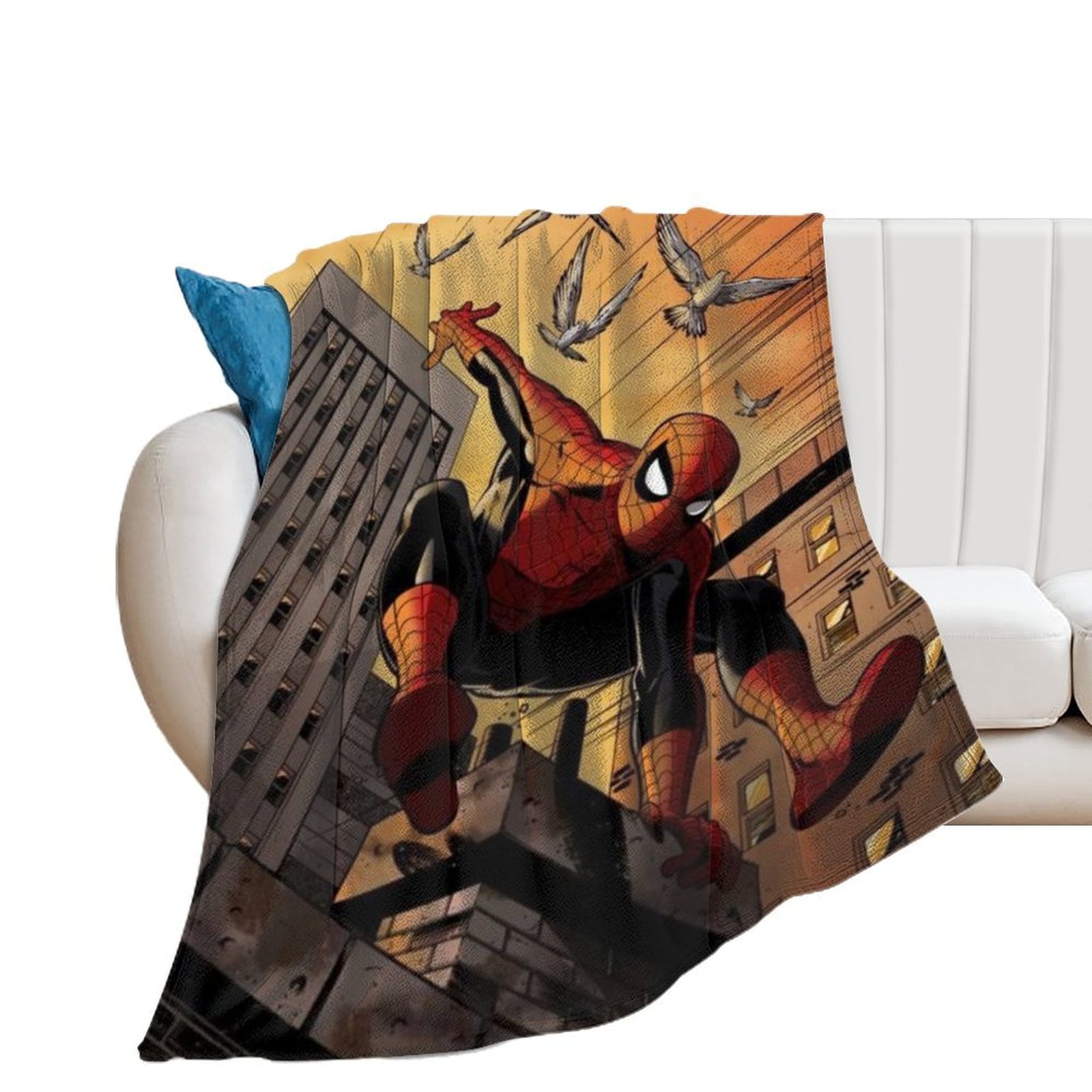 Spider-Man Throw Blanket Cute Flannel Anime for Girls Boys Men Women ...
