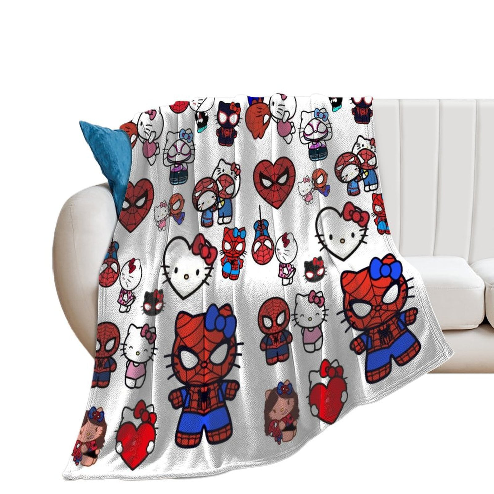 Spider-Man Throw Blanket Cute Flannel Anime for Girls Boys Men Women ...