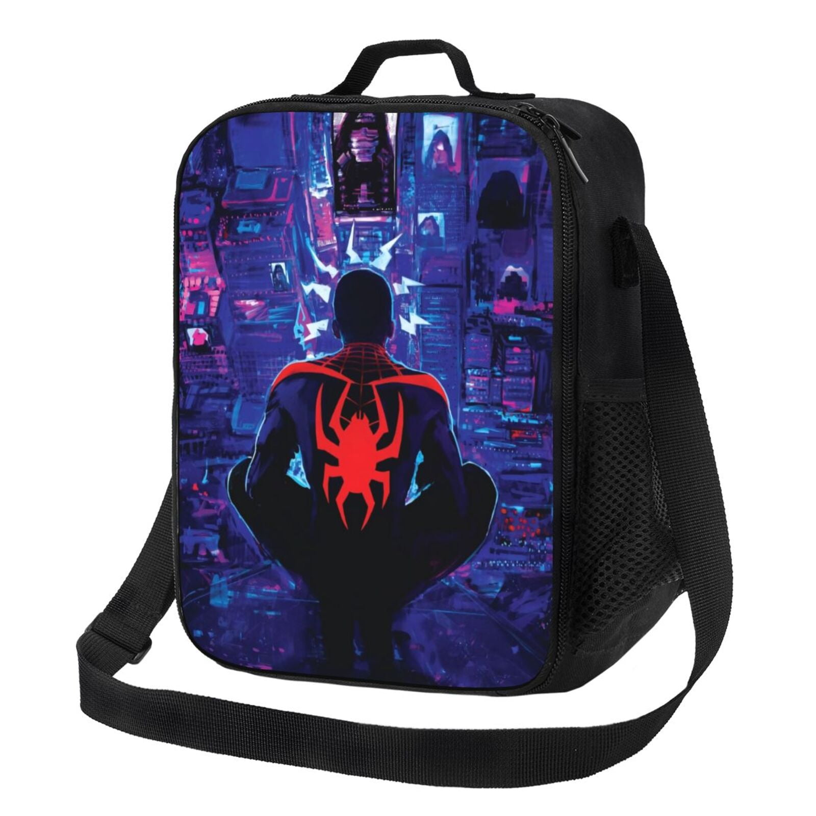Spider-Man - This is My Time Crossbody Lunch Bag Portable Leakproof ...