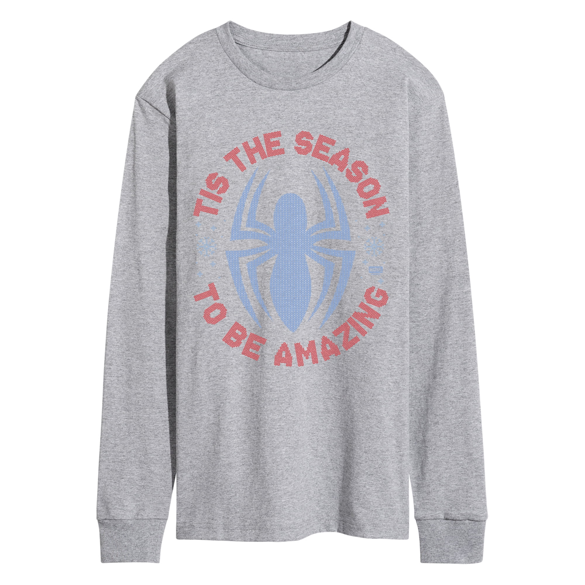 Spider-Man - Tis The Season - Men's Long Sleeve Graphic T-Shirt ...