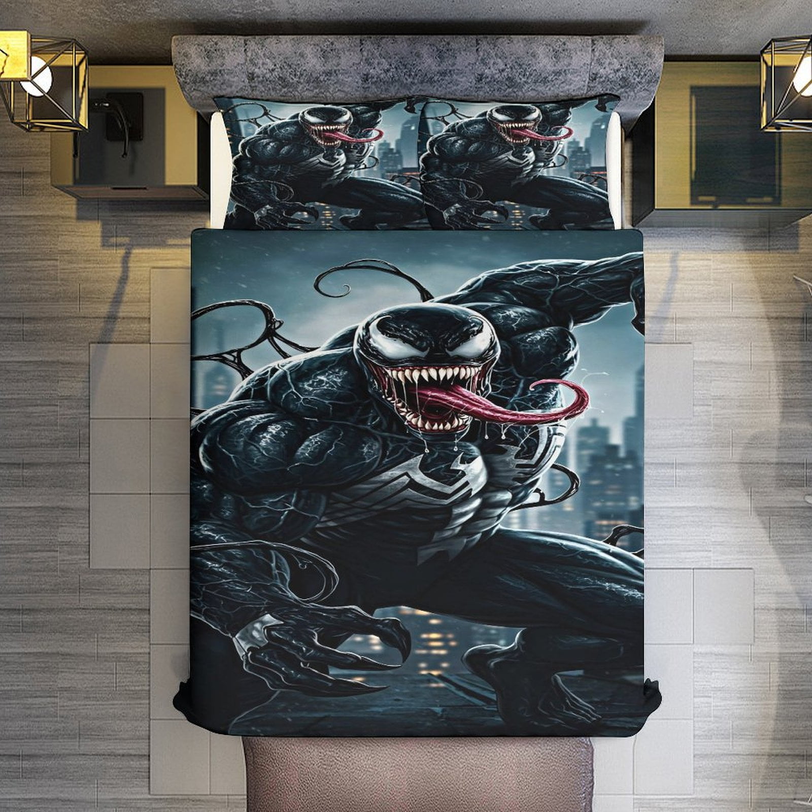 Spider-Man Titan Hero Series Venom Bed Sheet Set for Kids Boys Girls ...