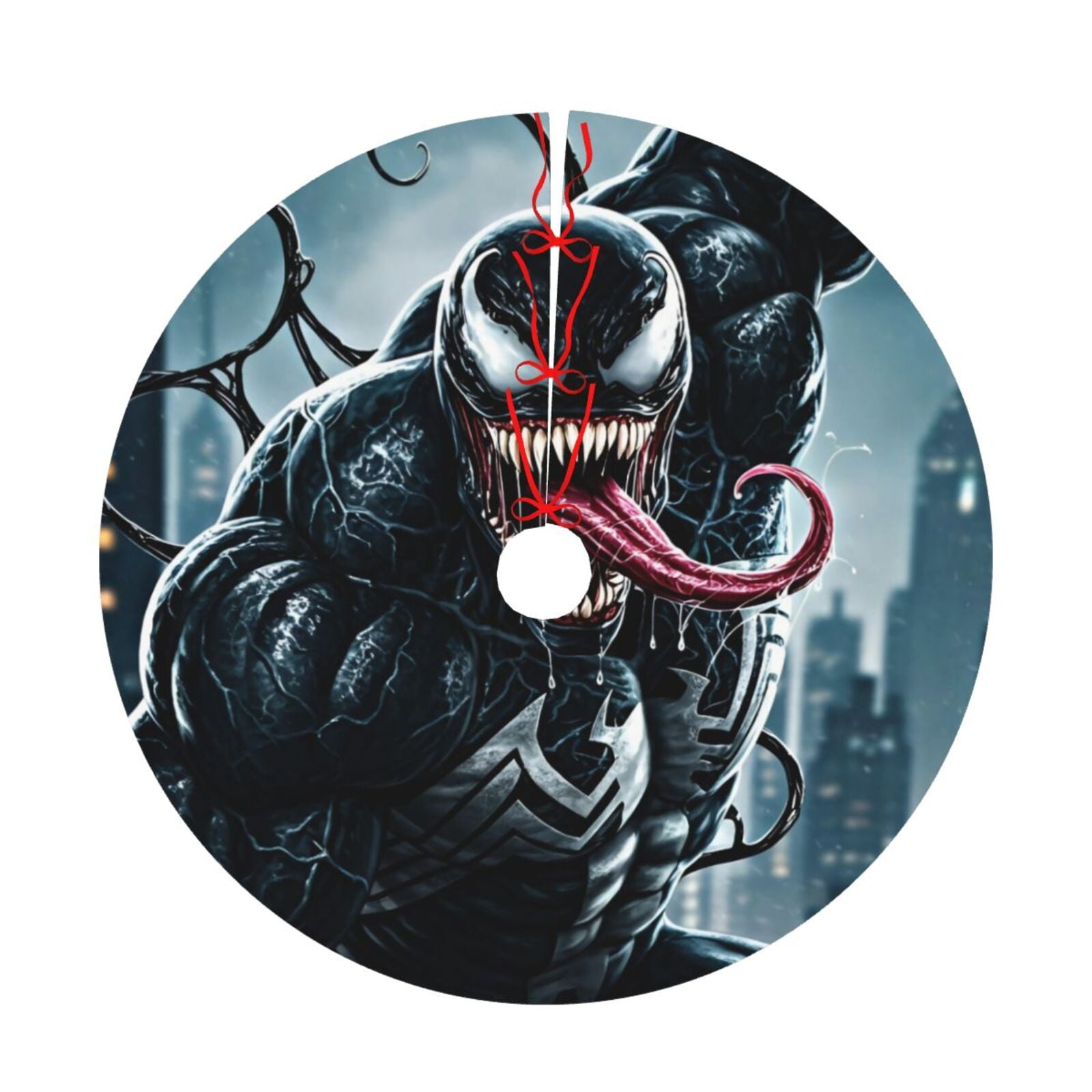 Spider-Man Titan Hero Series Venom Christmas Tree Skirt Soft and Funny ...