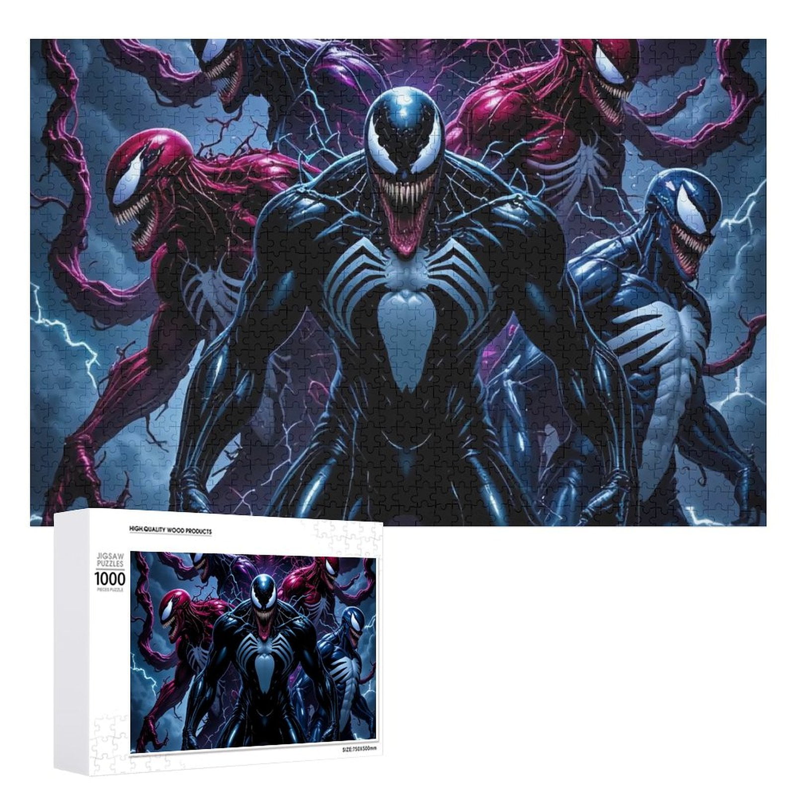 Spider-Man Titan Hero Series Venom Jigsaw Puzzles for Adults 1000 ...