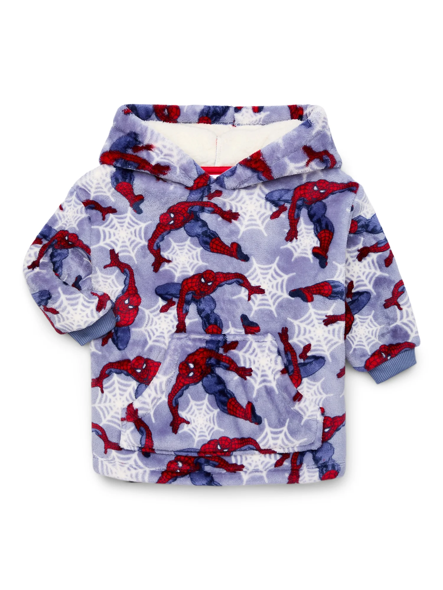 Marvel Spider-Man Toddler Snugit Hoodie - Super Soft Design - Walmart.com