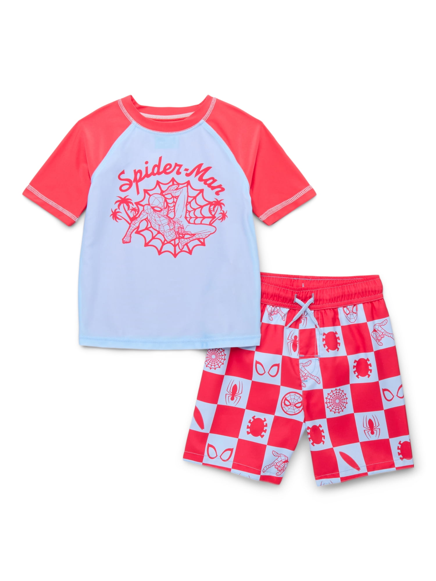 Character Toddler Boy Rash Guard and Swim Shorts Set, 2-Piece, Sizes ...