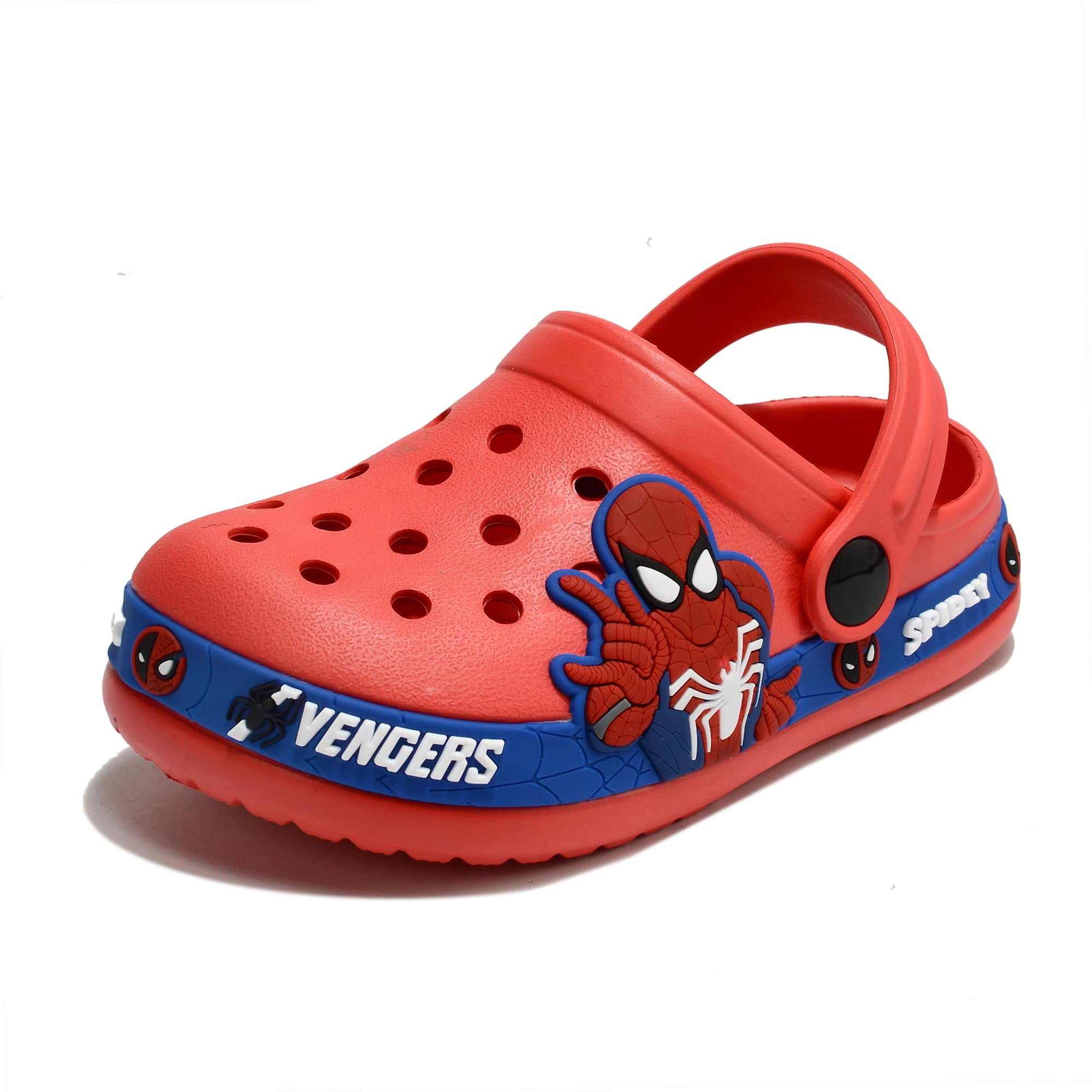 Spider-Man Toddler Kids Boys Clogs Classic Cartoon Garden Clogs Slip On ...