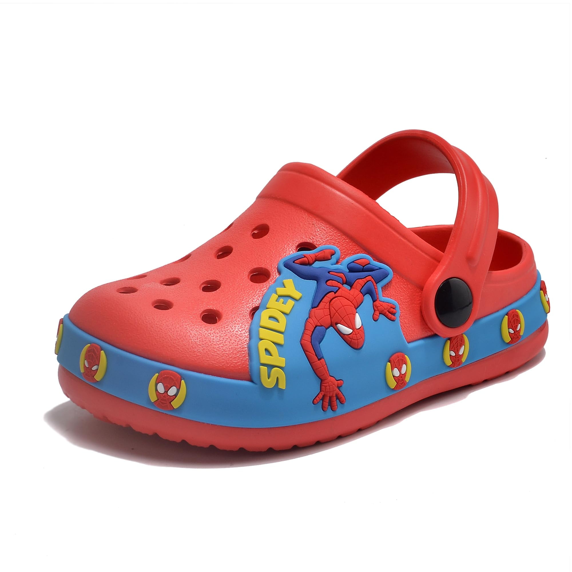 Spider-Man Toddler Kids Boys Clogs Cool Classic Cartoon Garden Clogs ...