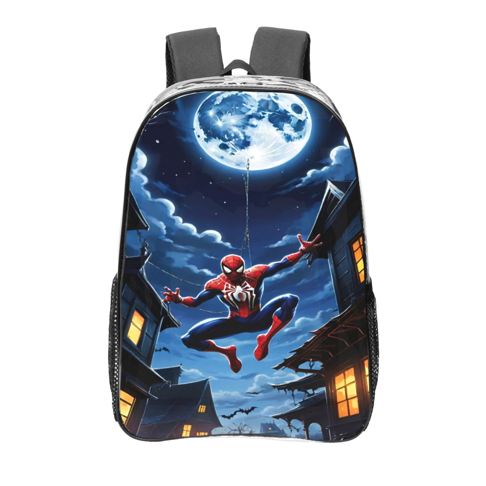 Spider Man Transparent Backpack Fashion Travel Backpack Laptop Backpack ...