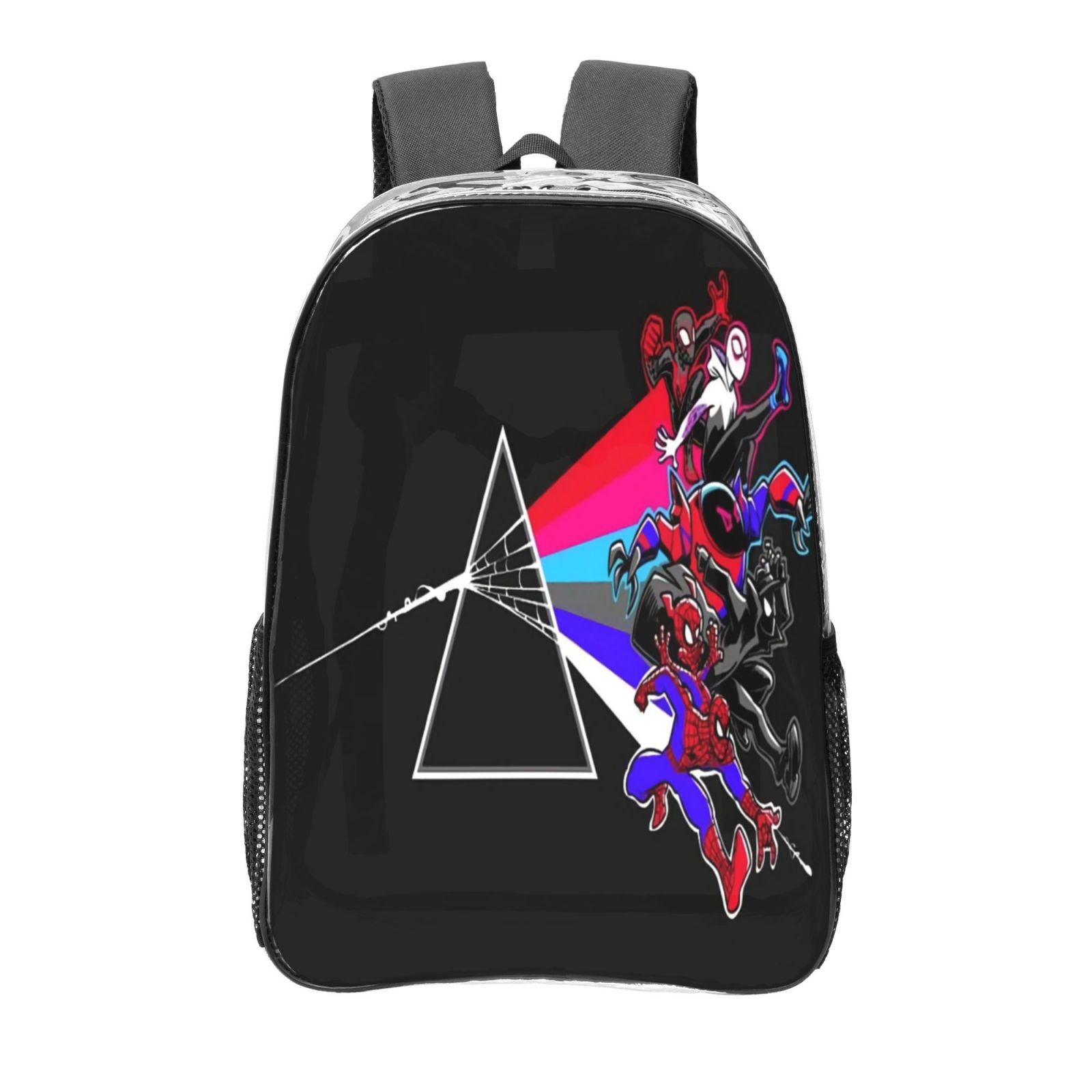 Spider Man Transparent Backpack Fashion Travel Backpack Laptop Backpack ...