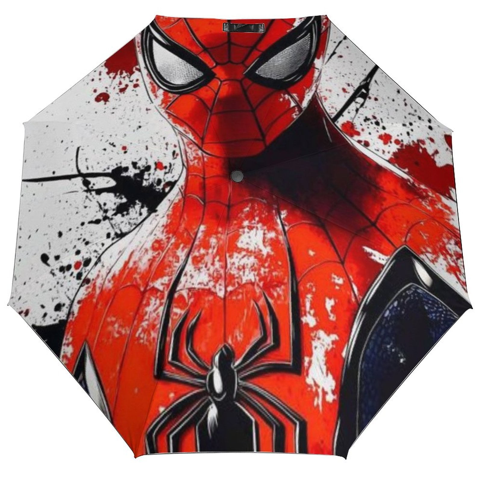Spider-Man Travel Automatic Folding Rain Umbrellas with Cover Bag ...