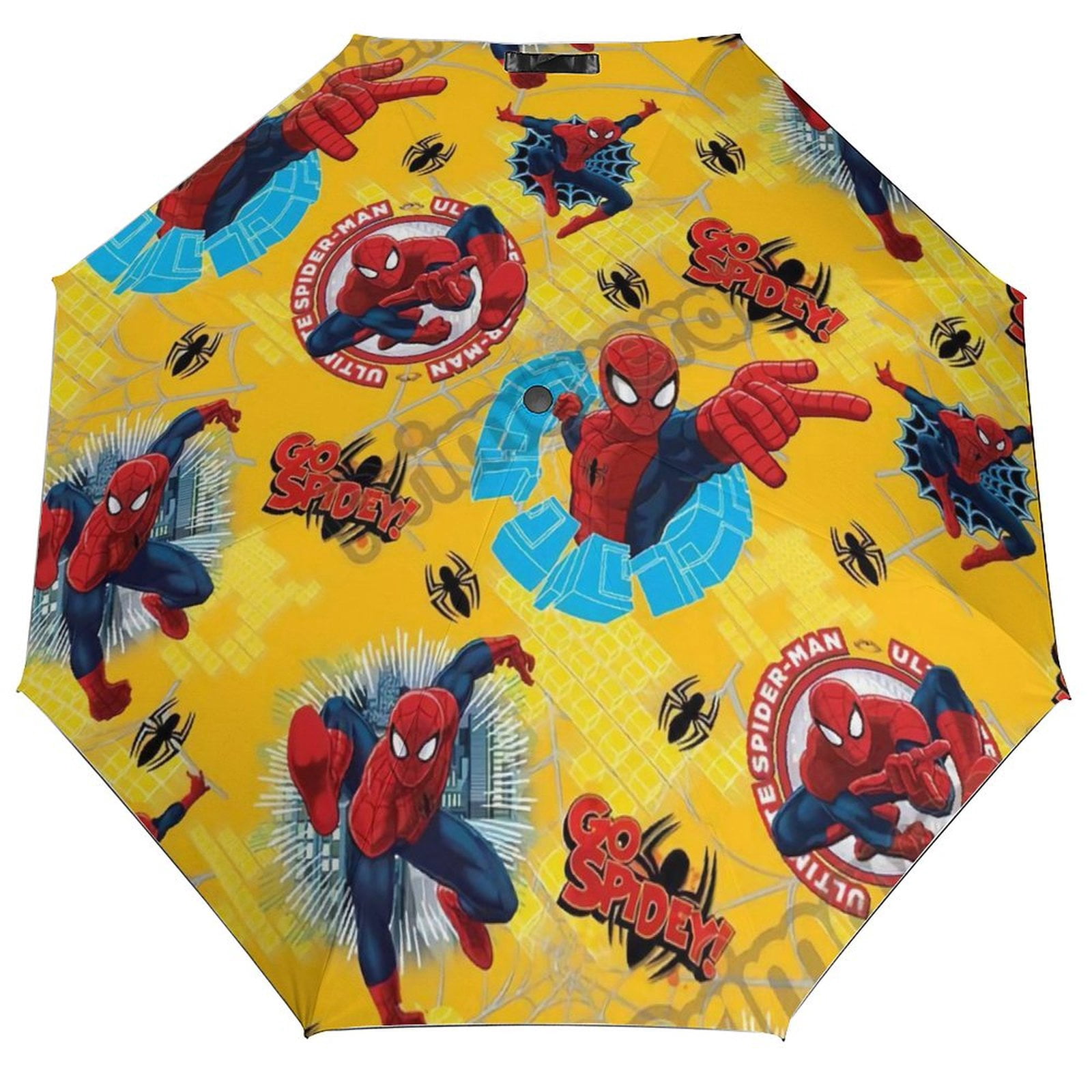 Spider-Man Travel Umbrella With Case-Small Compact UV Umbrella ...