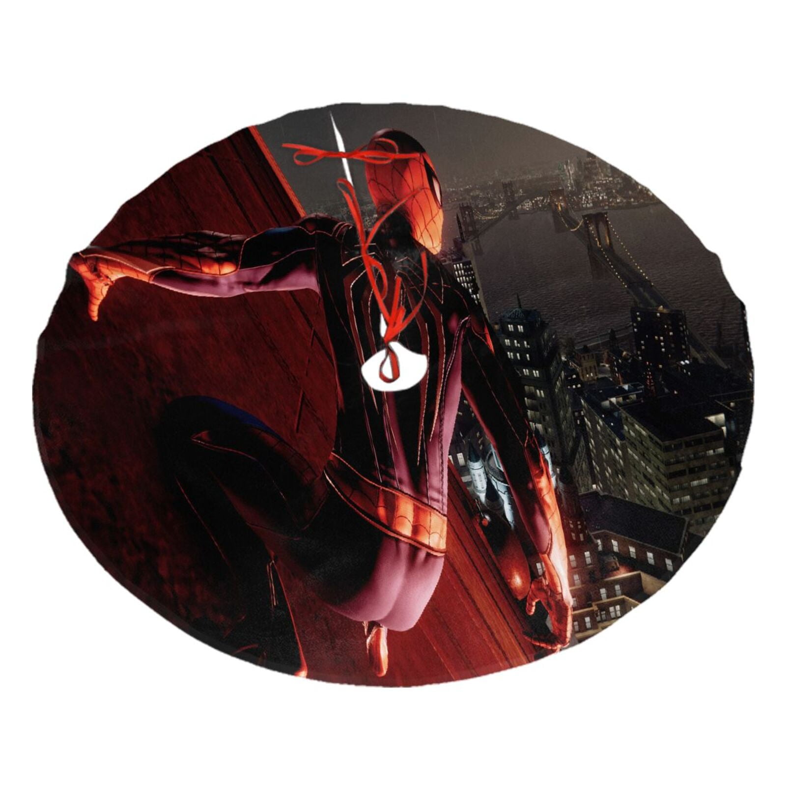Spider-Man Tree Skirt for Christmas Tree and Holiday Tree Ornament ...