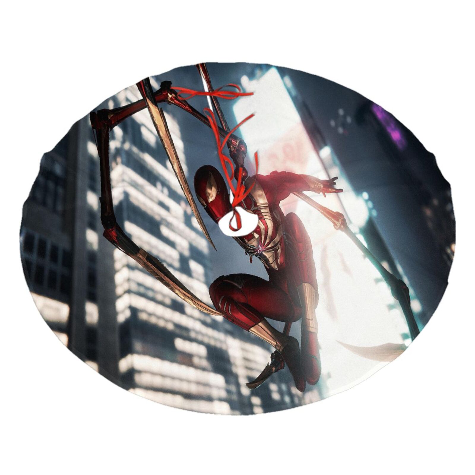 Spider-Man Tree Skirt for Christmas Tree and Holiday Tree Ornament ...