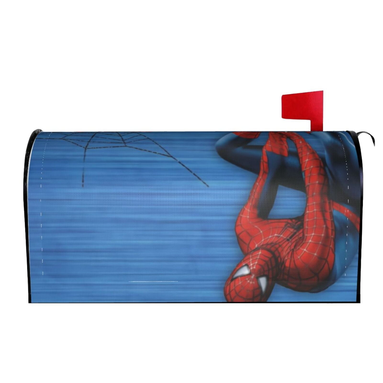 Spider-Man Upside Down Cartoon Character Mailbox Cover Magnetic ...