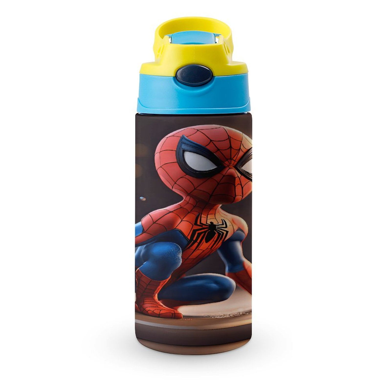 Spider-Man Vacuum Insulated Stainless Steel 12oz Straw Bottle, Spidey ...
